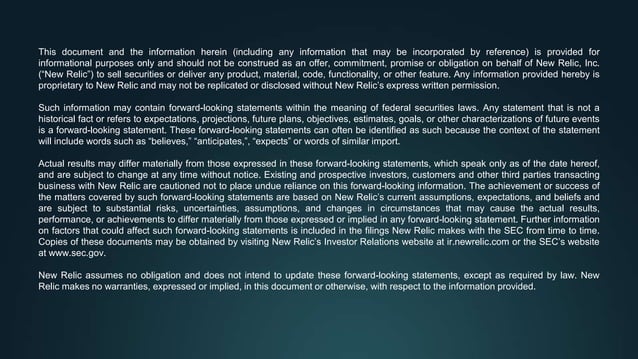 Track Welcome: New Relic 101 [FutureStack16] | PPTX | Databases | Computer Software and Applications