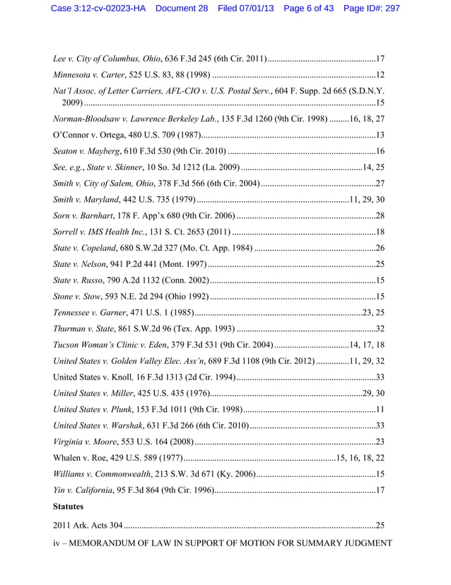 ACLU Darren Chaker Privacy Brief | PDF