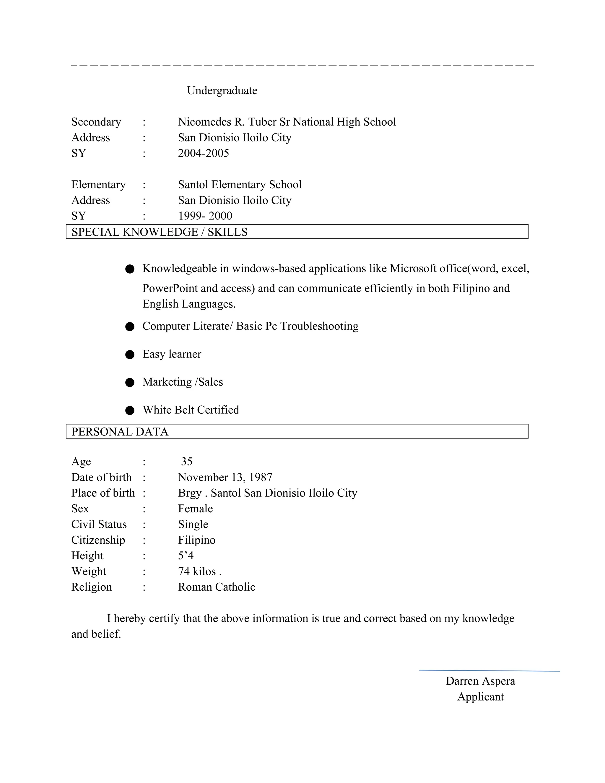 Please see attached file of my resume. | DOCX | Technology & Computing