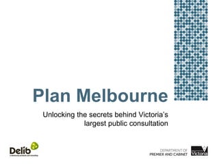 Plan Melbourne case study | PDF