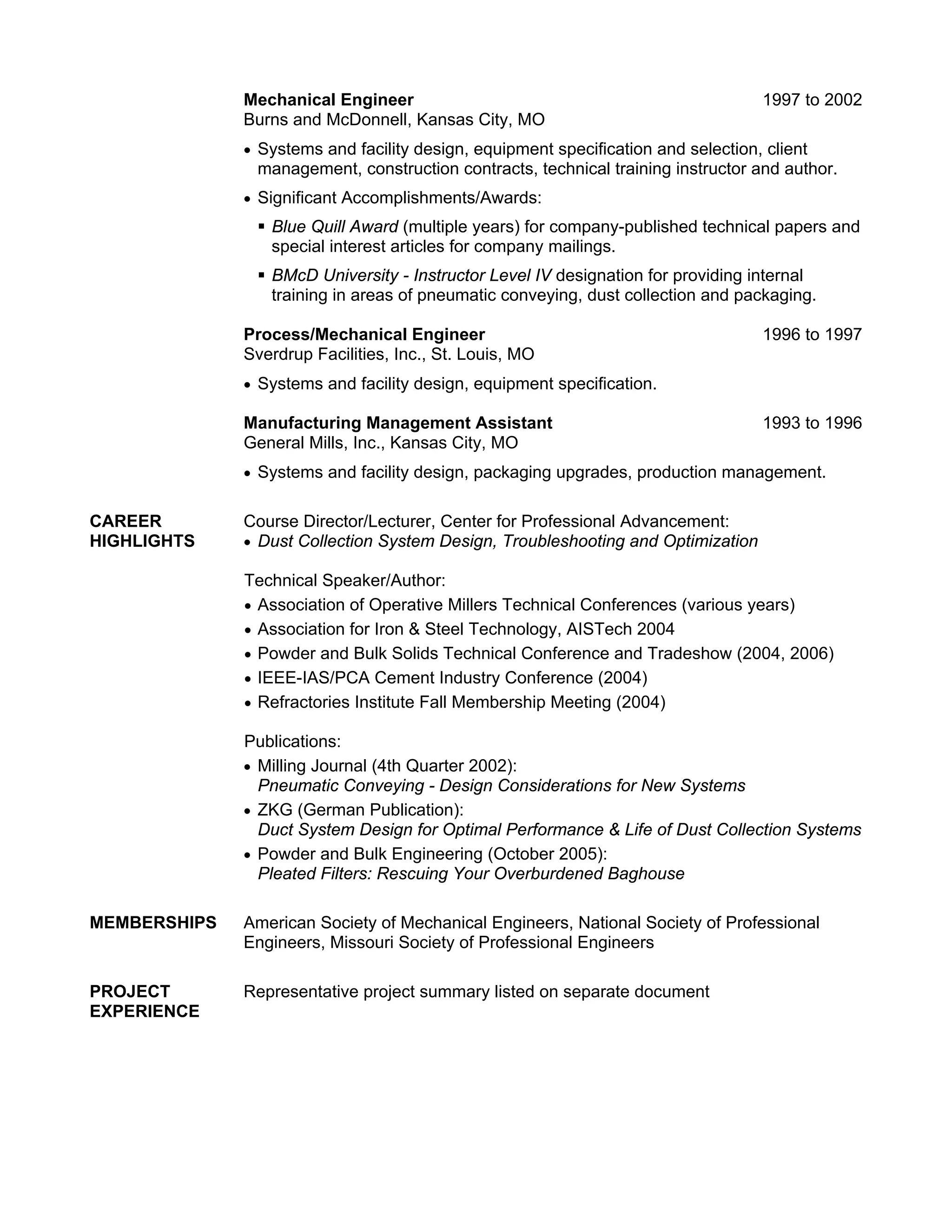 DAR Resume Proj_Summary | PDF