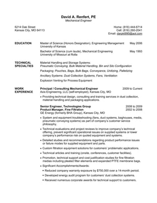 DAR Resume Proj_Summary | PDF