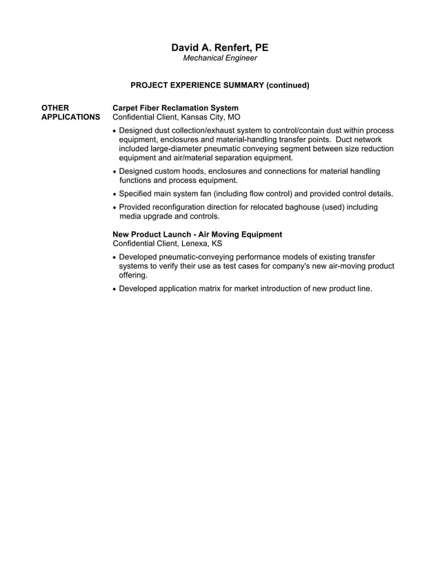 DAR Resume Proj_Summary | PDF