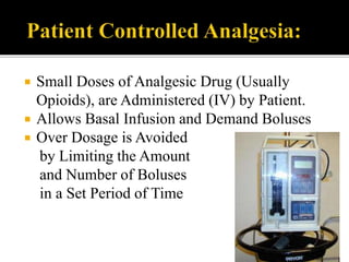CLINICAL MANAGEMENT OF PAIN | PPTX
