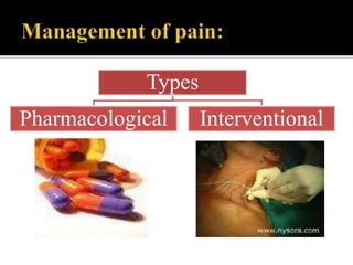 CLINICAL MANAGEMENT OF PAIN | PPTX