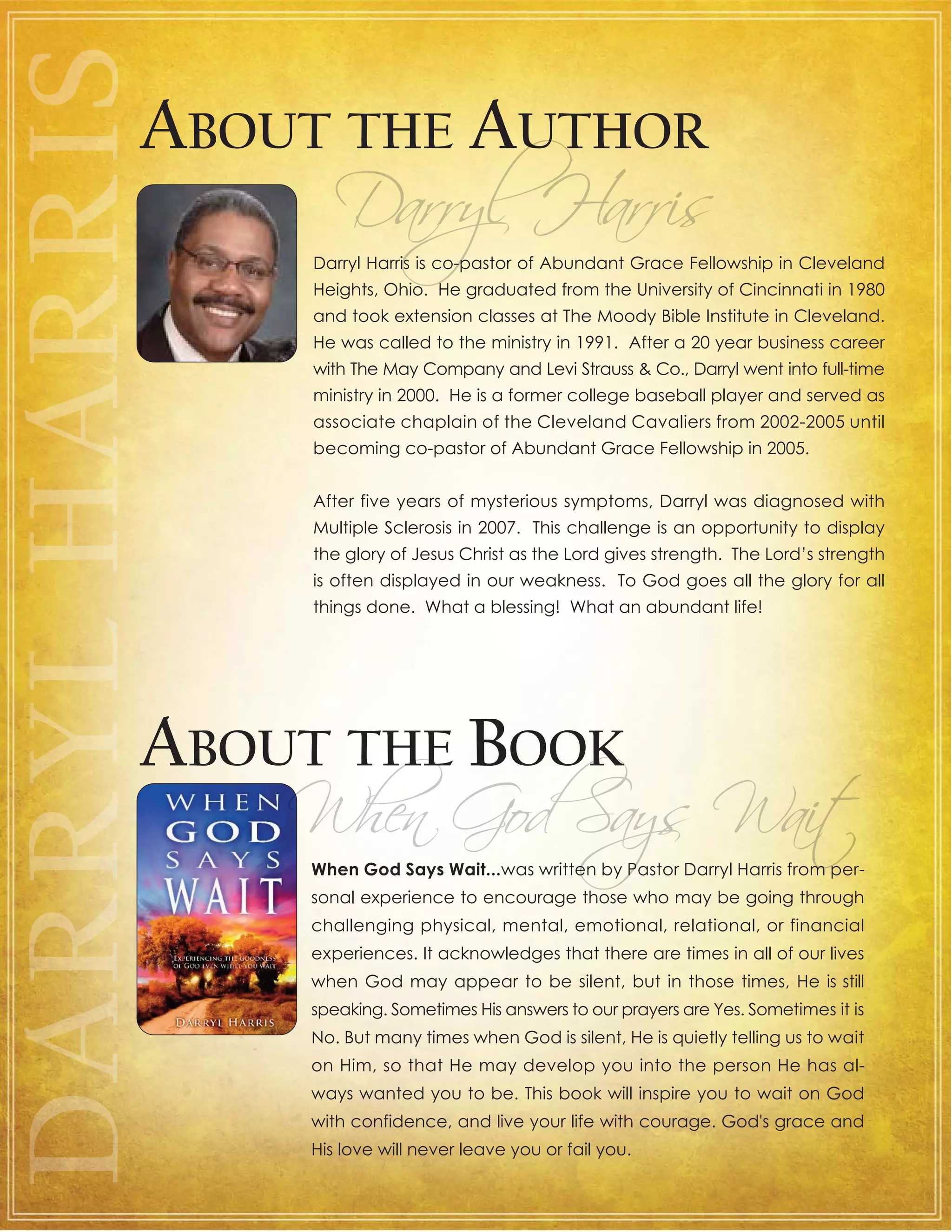 Darryl Harris Book | PDF