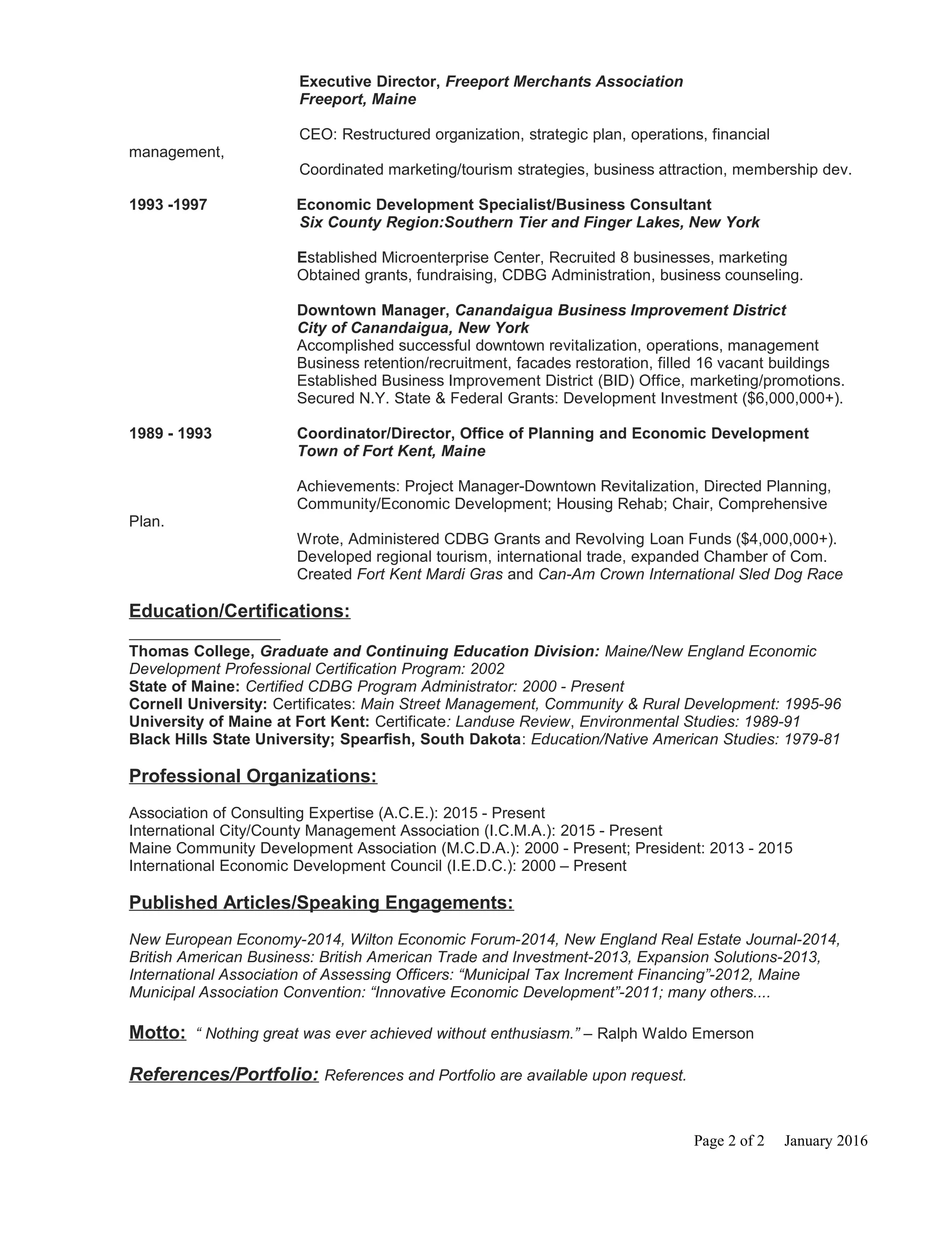 Darryl sterling resume jan 2016 | DOC