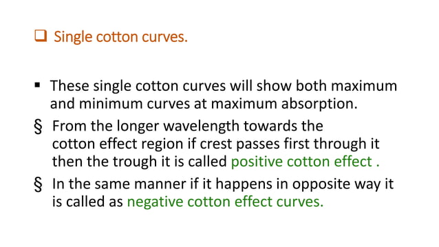cotton effect | PPTX
