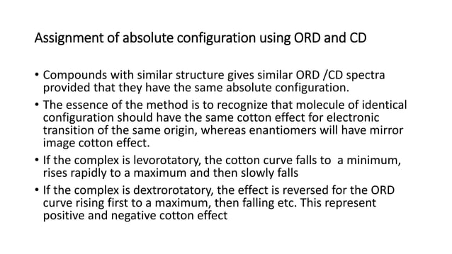 cotton effect | PPTX