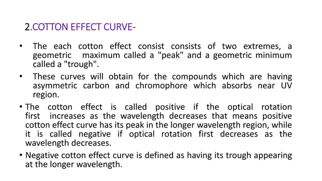 cotton effect | PPTX