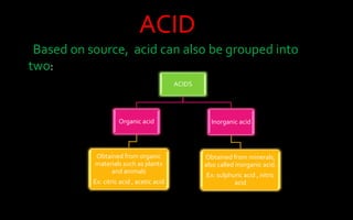 Acids, bases and salts . (CLASS -7) BY : DARSHAN BHAT | PPTX