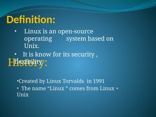 darshan chouhan ppt of my class mate of linux | PPTX