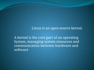 darshan chouhan ppt of my class mate of linux | PPTX