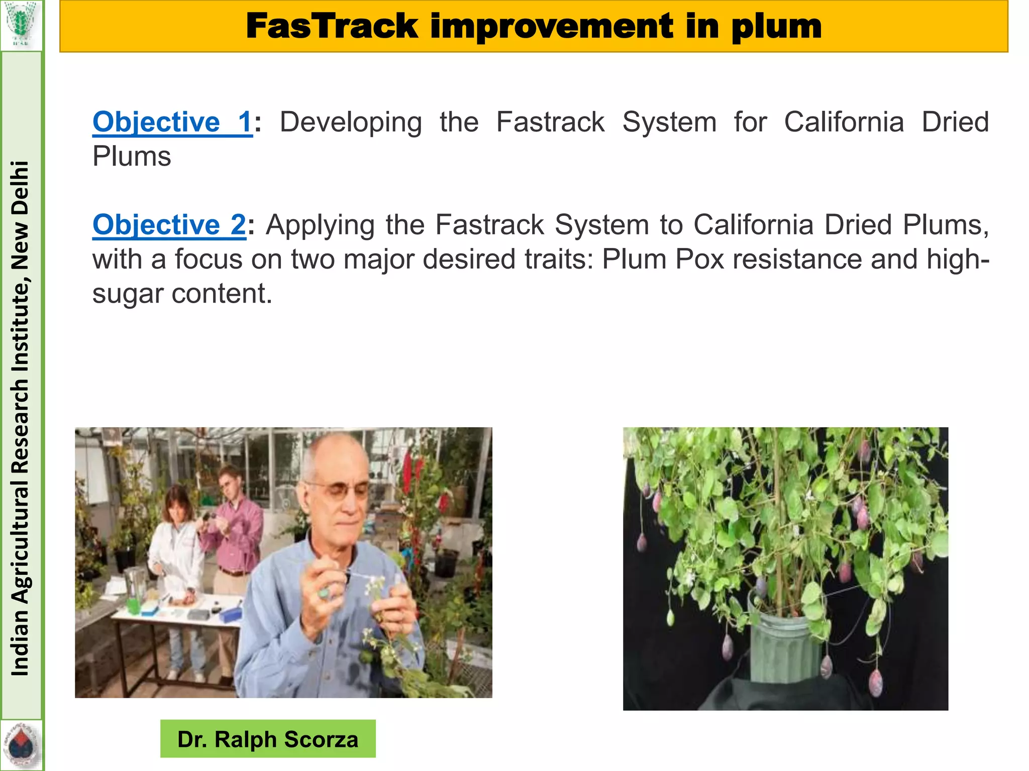 Fas-Track Breeding Approaches in Fruit Crops | PPT
