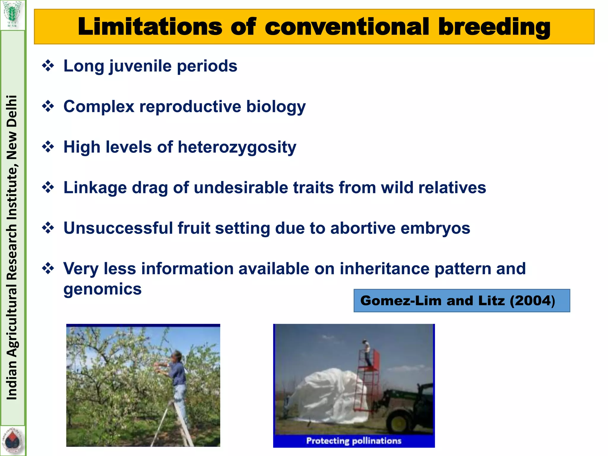 Fas-Track Breeding Approaches in Fruit Crops | PPT