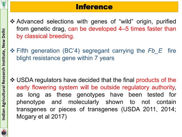 Fas-Track Breeding Approaches in Fruit Crops | PPT