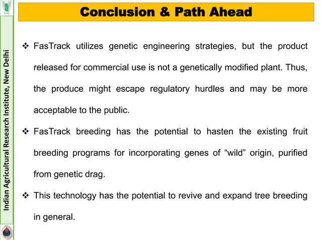 Fas-Track Breeding Approaches in Fruit Crops | PPT