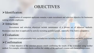 selection process in HR | PPTX | Resume Writing and Advice | Job Search