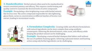 Challenges In Formulating Herbal Cosmetics by Darshan Pawar | PPTX