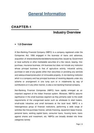 An Analysis of IIFL Loan Products | PDF