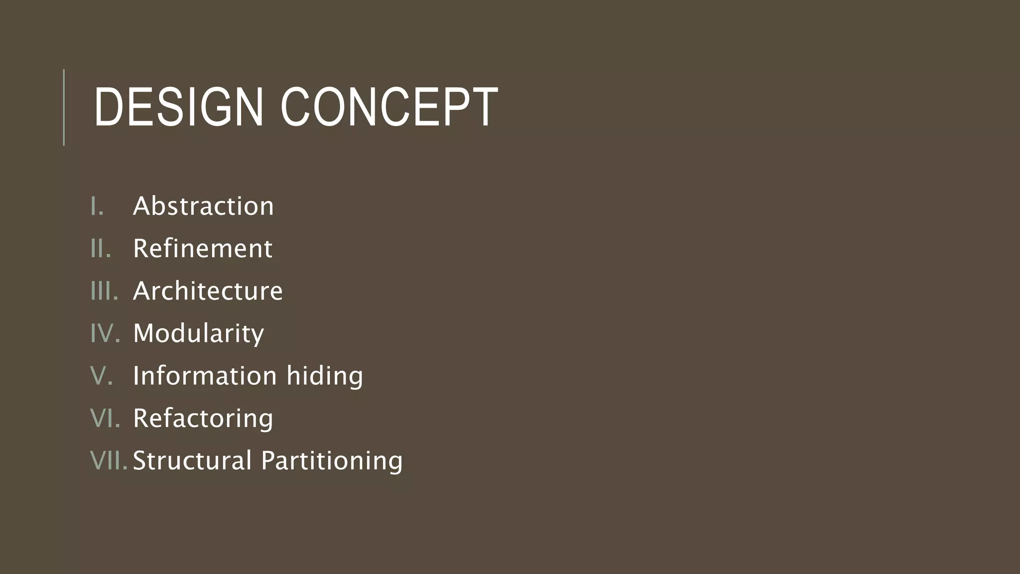Design Concept software engineering | PPTX
