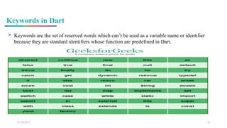 introduction to dart --- Section one .pptx