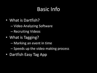 Dartfish easy tag tutorial | PPTX