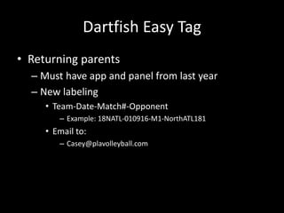 Dartfish easy tag tutorial | PPTX