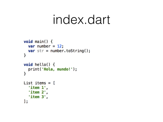 Дмитрий Васильев Dart for js devs | PPT