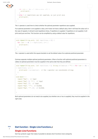 Dart function - Recursive functions