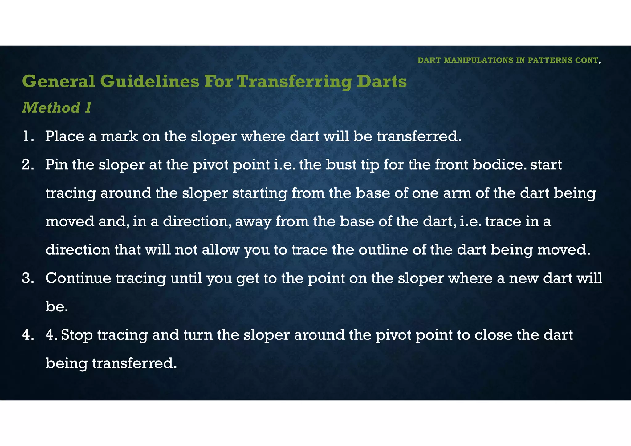 DART MANIPULATION | PDF