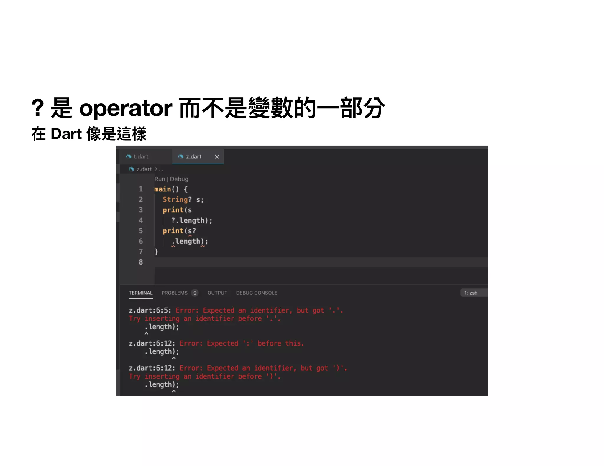 Dart null safety | PPT