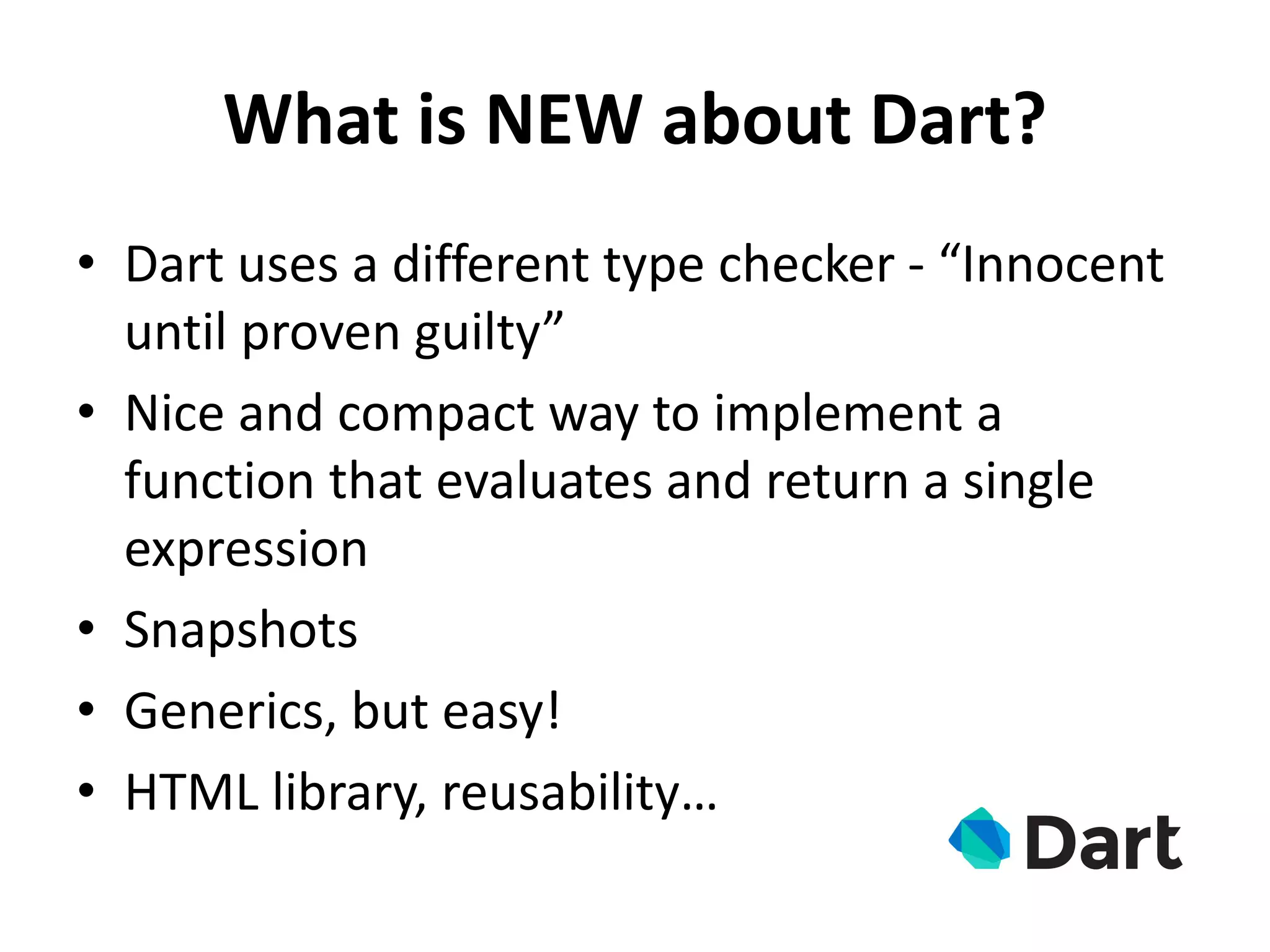 Dart presentation | PPTX