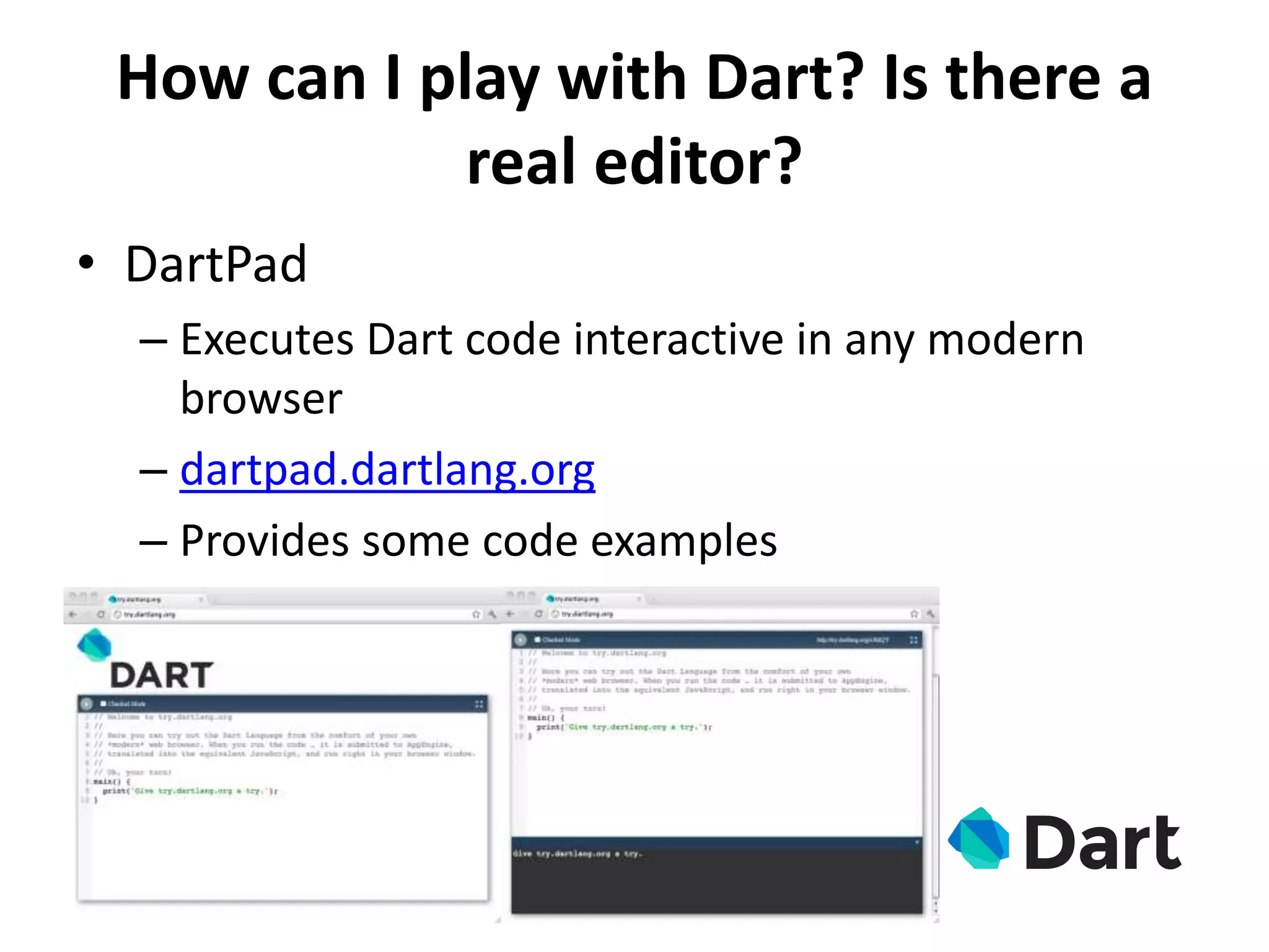 Dart presentation | PPTX