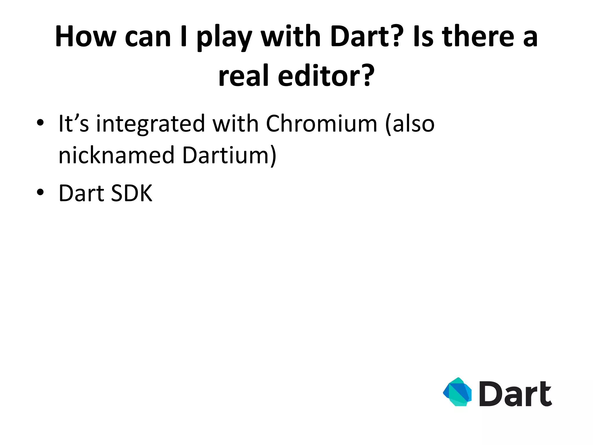 Dart presentation | PPTX