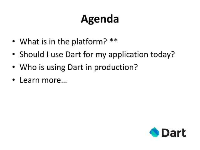 Dart presentation | PPTX