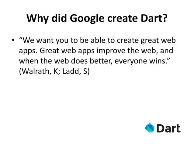 Dart presentation | PPTX