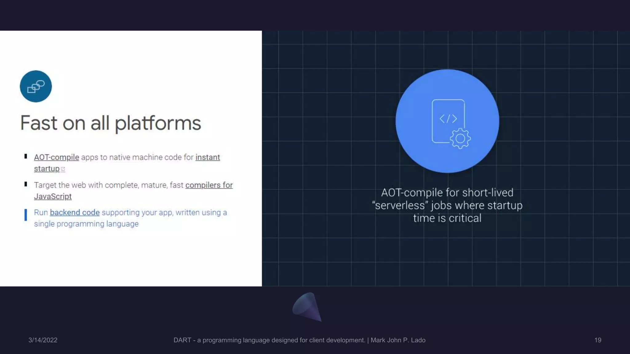 Dart Programming Language by Mark John Lado | PPT | Free Download