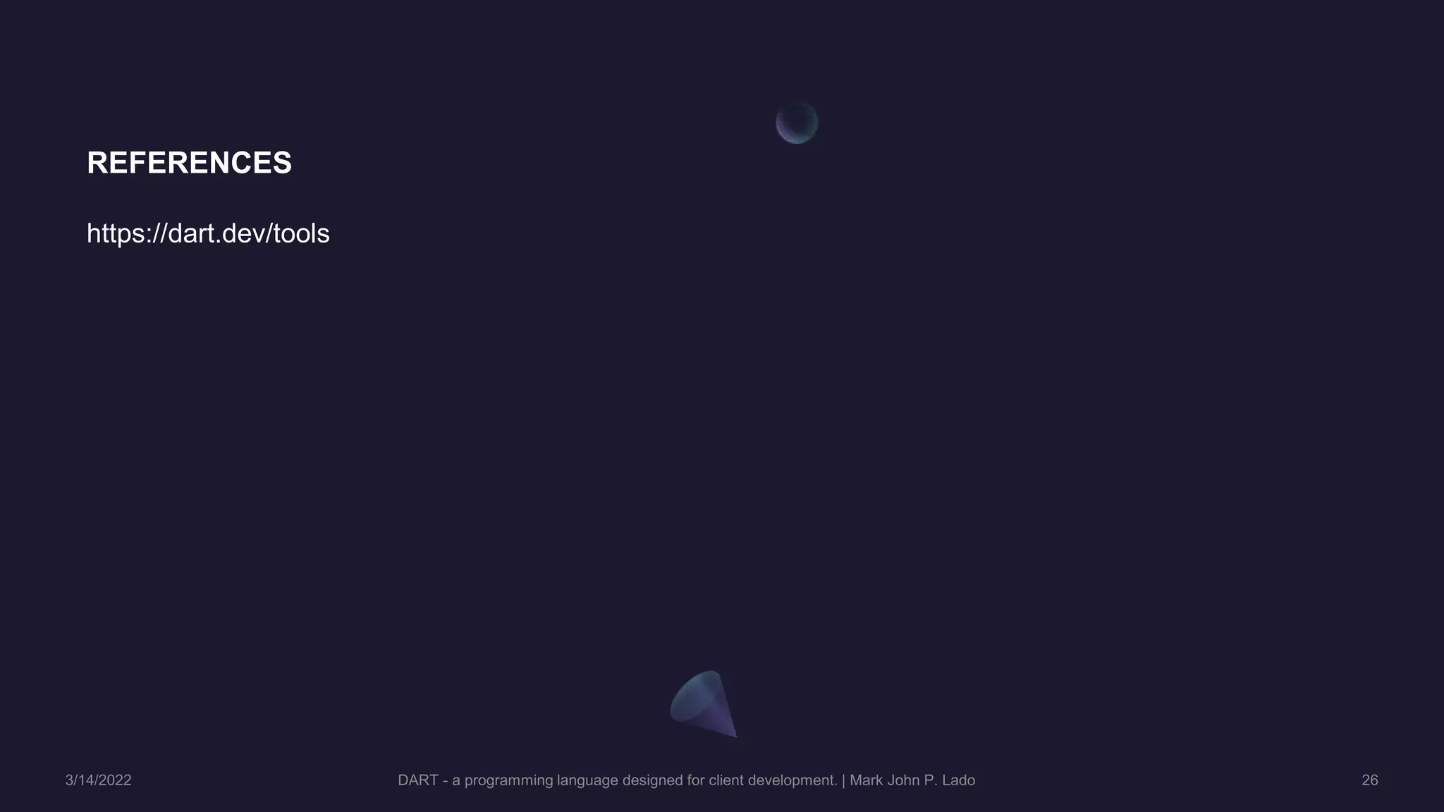 Dart Programming Language by Mark John Lado | PPT | Free Download