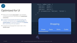 Dart Programming Language by Mark John Lado | PPT | Free Download