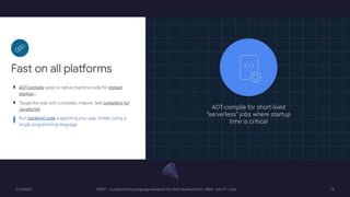 Dart Programming Language by Mark John Lado | PPT
