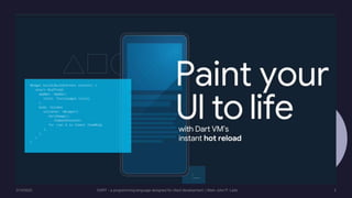 Dart Programming Language by Mark John Lado | PPT