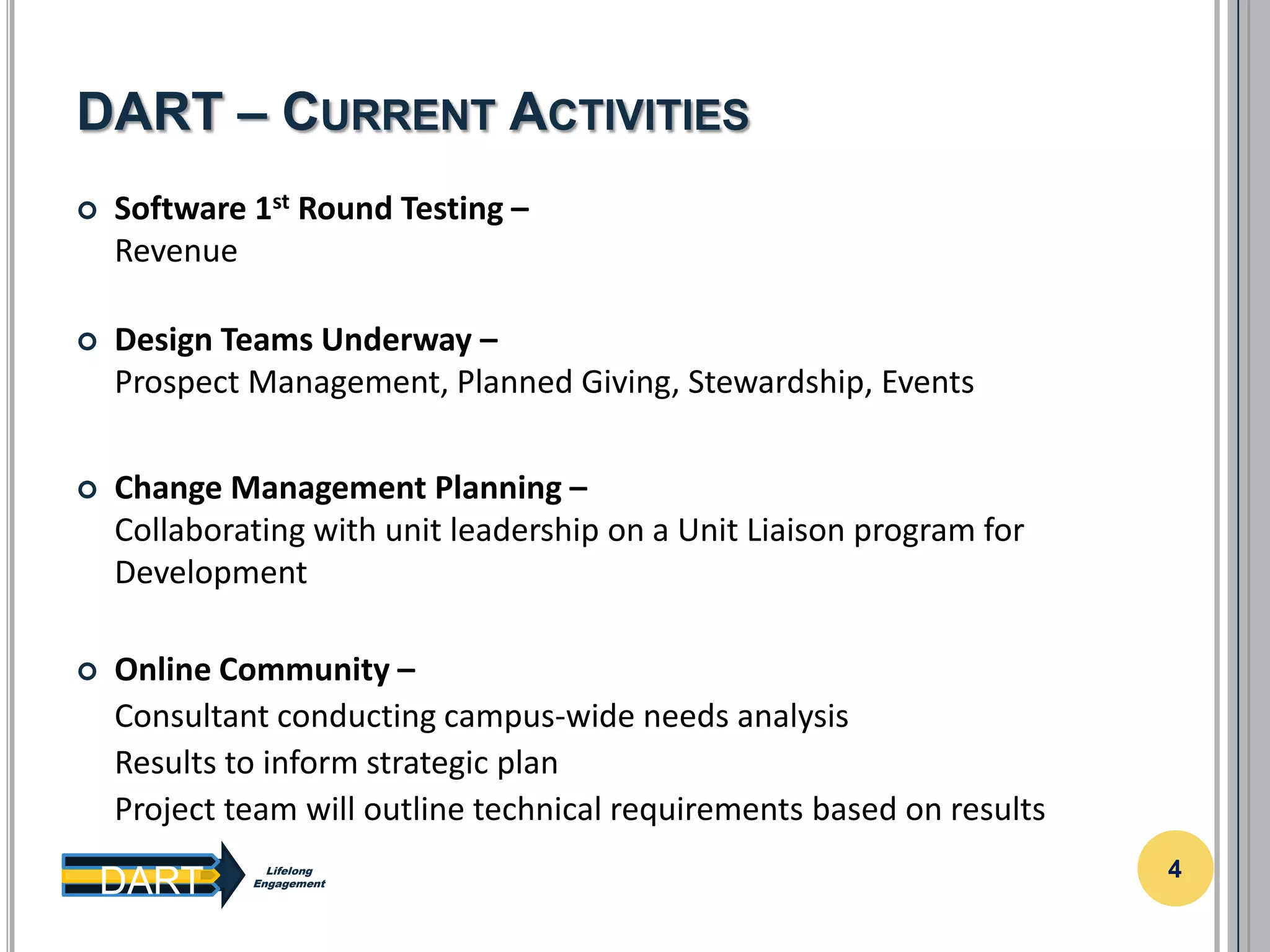 Dart update bag_final | PPTX