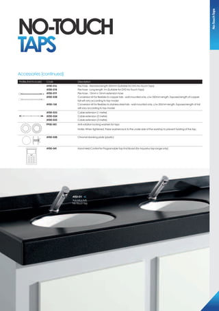 Dart Valley Systems WRAS Approved Washroom Controls - No Touch Taps ...