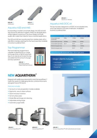 Dart Valley Systems WRAS Approved Washroom Controls - No Touch Taps ...