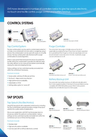 Dart Valley Systems WRAS Approved Washroom Controls - No Touch Taps ...
