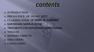 Darvekara sarpa and its contemaporary | PPTX