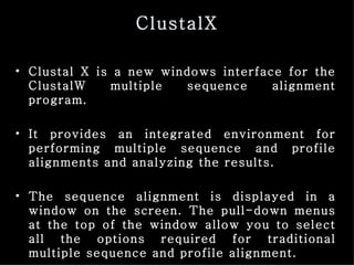 Clustal X | PPT