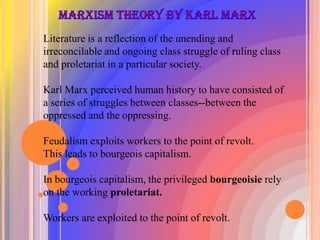 Literary Theory presentation slides pptx | PDF