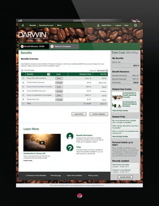 Global benefits and employee engagement software Darwin | PDF
